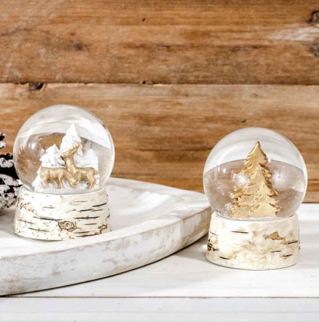 Gold Winter Scene Snow Globes – Whitlyns